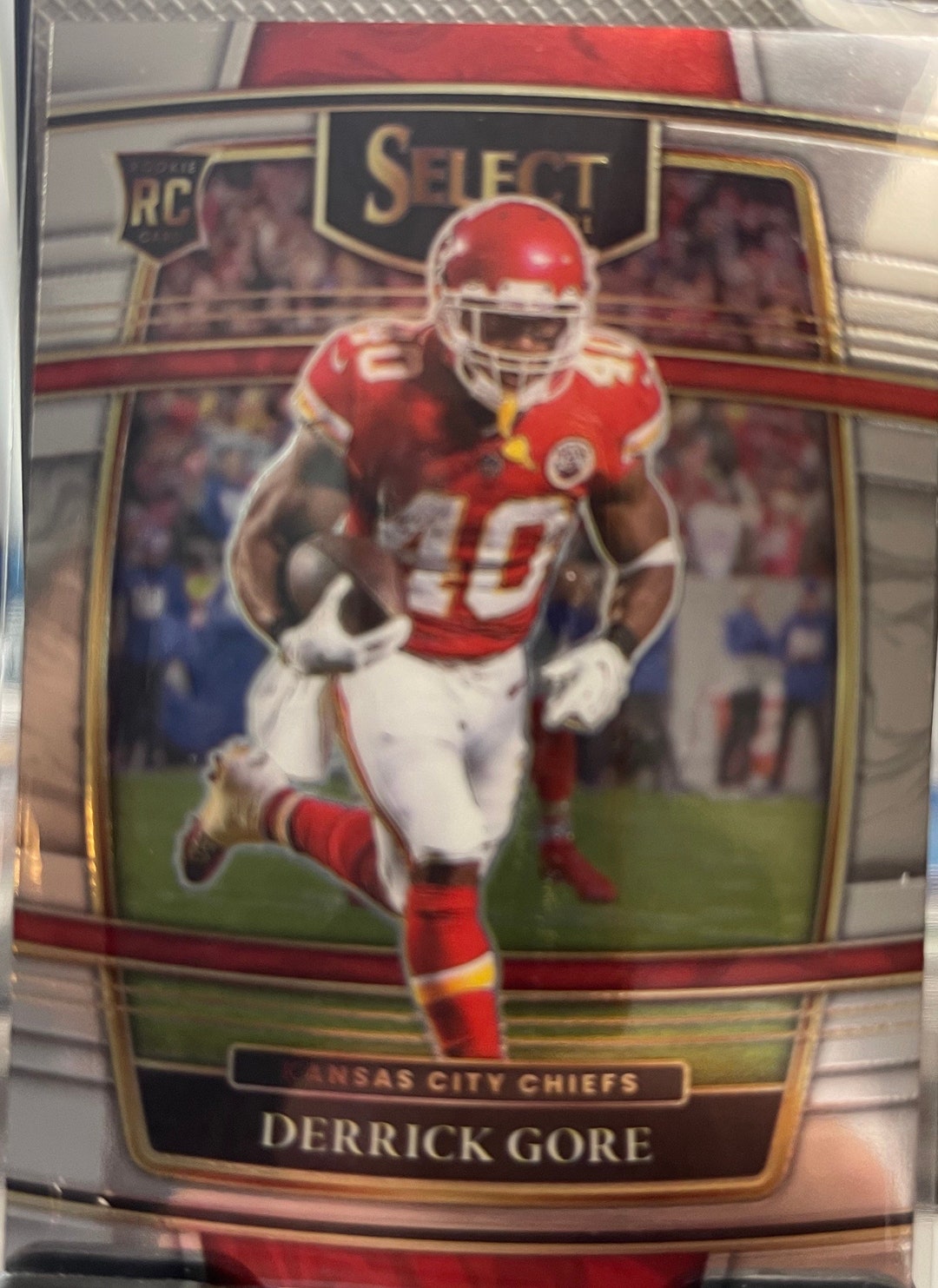 Derrick Gore Rookie Card 2021 NFL Panini Select Chrome Quintessential ...