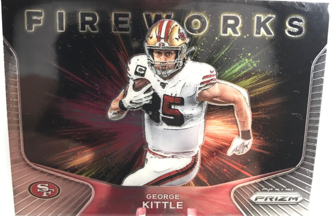 George Kittle 2020 NFL Panini Prizm Fireworks San Francisco 49ers Star ...