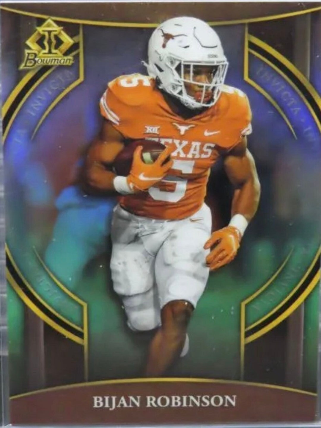 Bijan Robinson Rookie Card 2022 Bowman University Bowman Invicta RC #BI ...