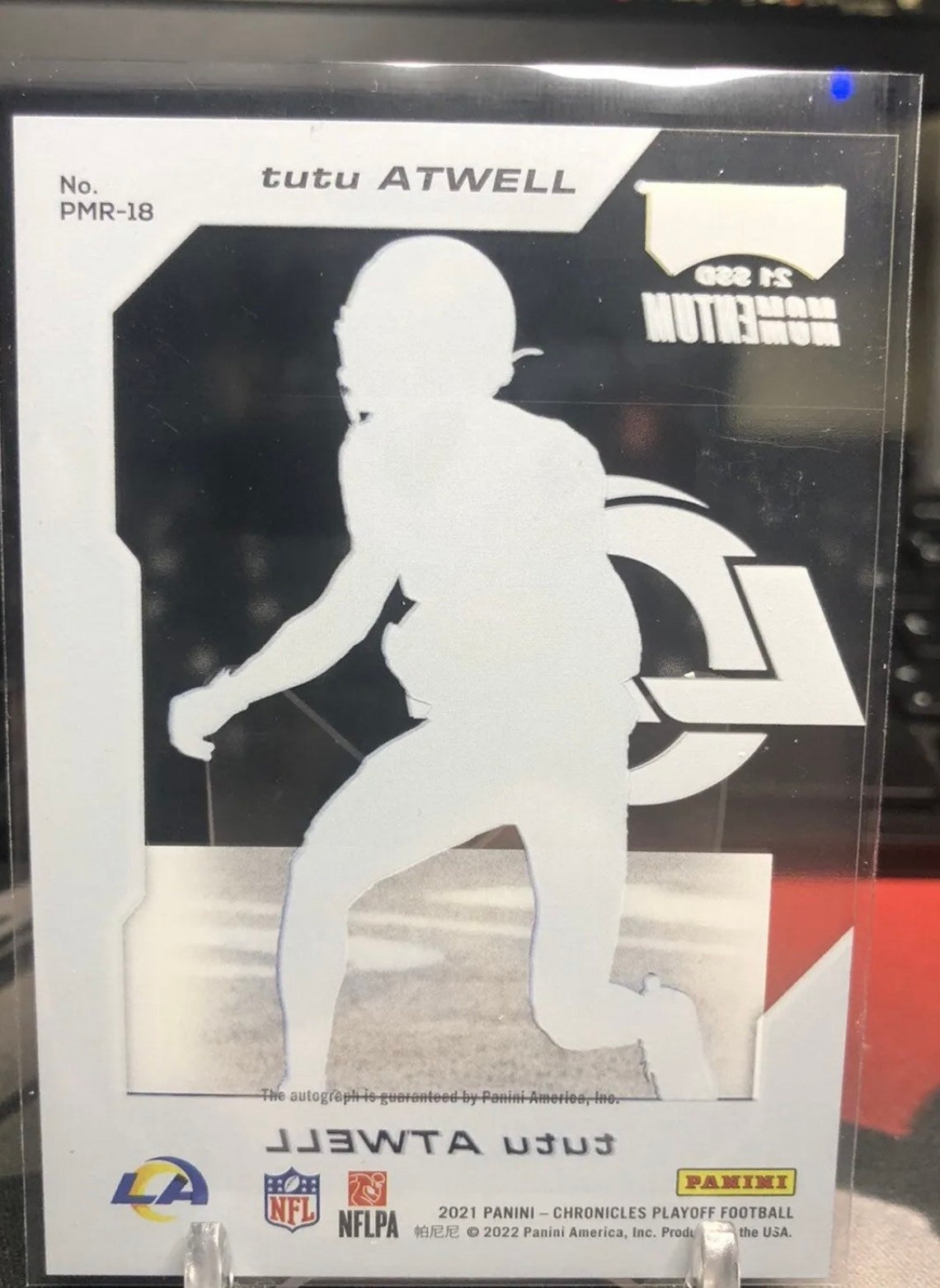 Tutu Atwell 2021 Rookie Card NFL Panini Playoff Momentum - Etsy