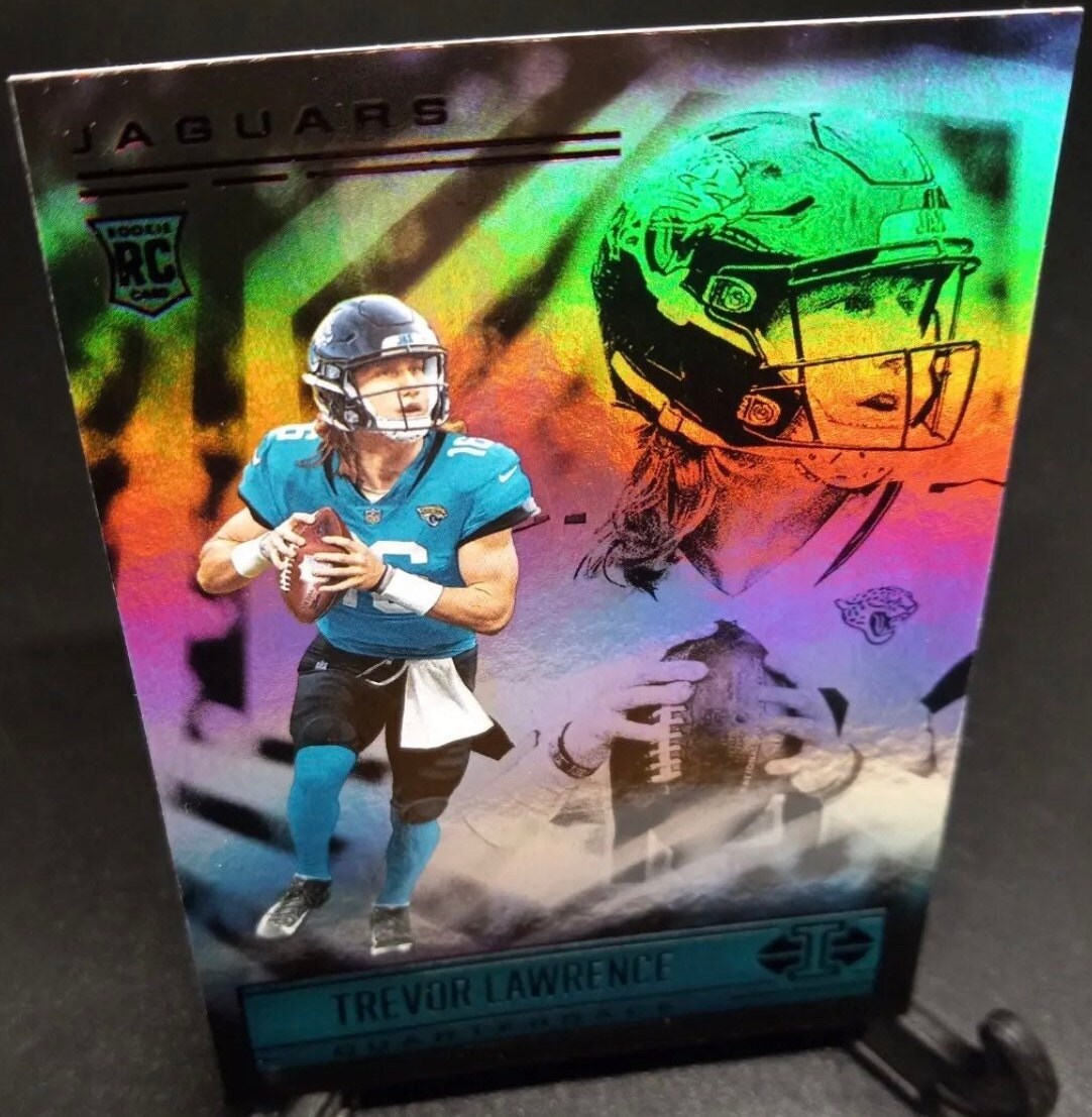 Trevor Lawrence Rookie Card 2021 NFL Panini Illusions Holo Jags Star ...
