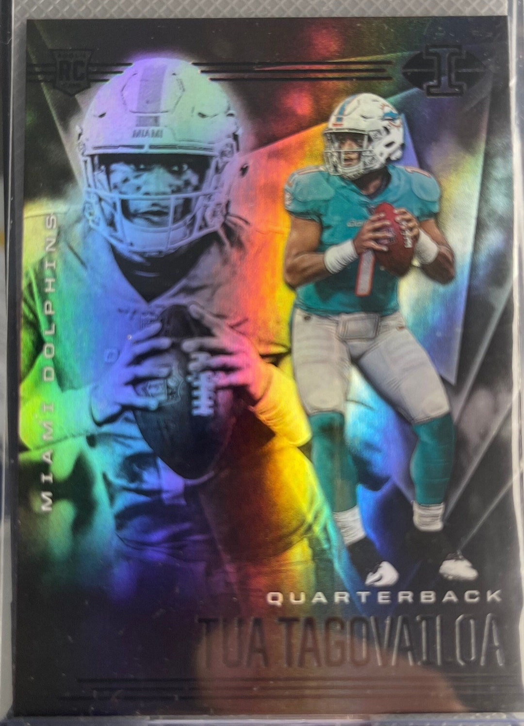 Tua Tagovailoa Rookie Card 2020 NFL Panini Holo Miami Dolphins Star ...