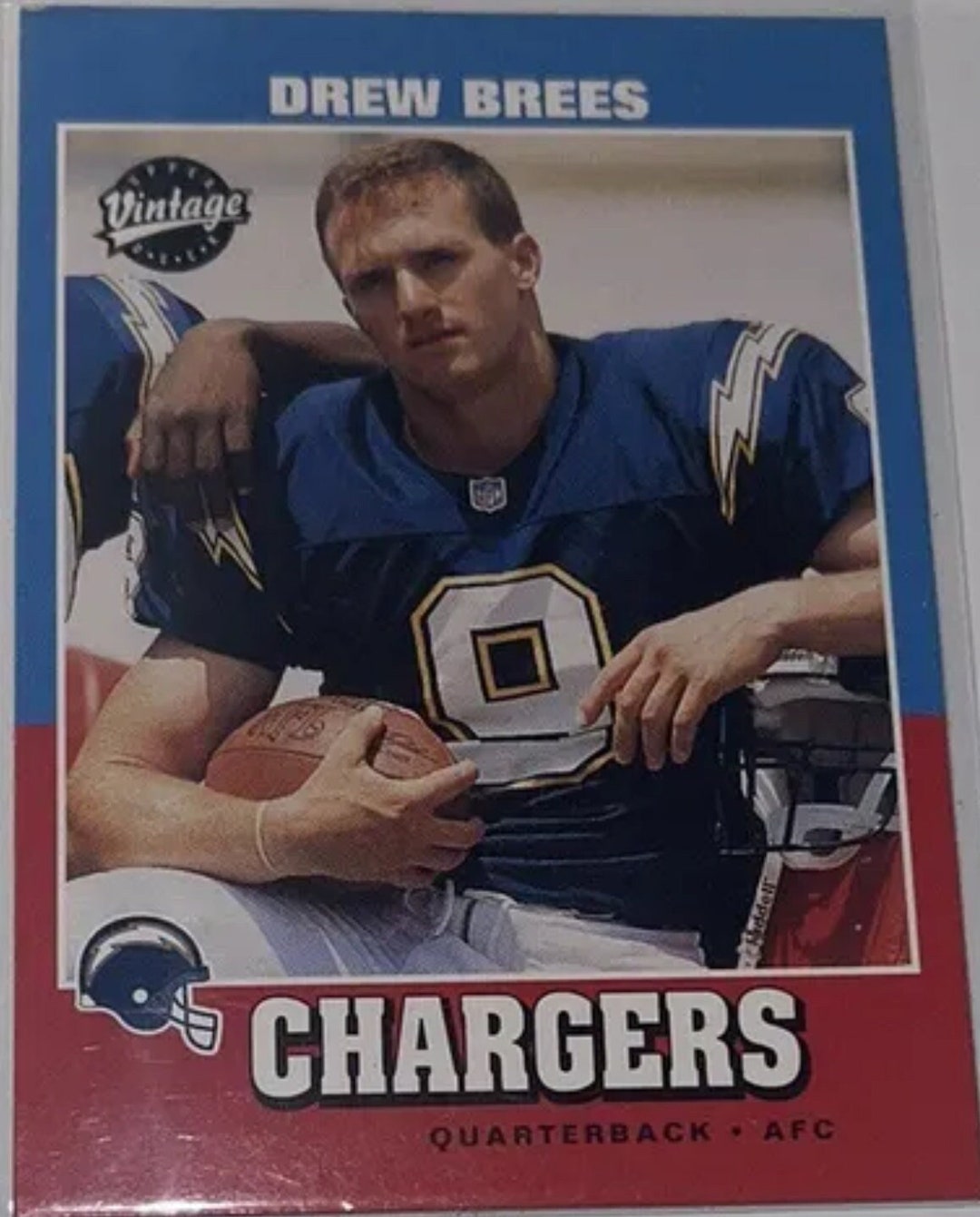 Drew Brees Rookie Card 2001 NFL Upper Deck Vintage Saints Star Rookie ...