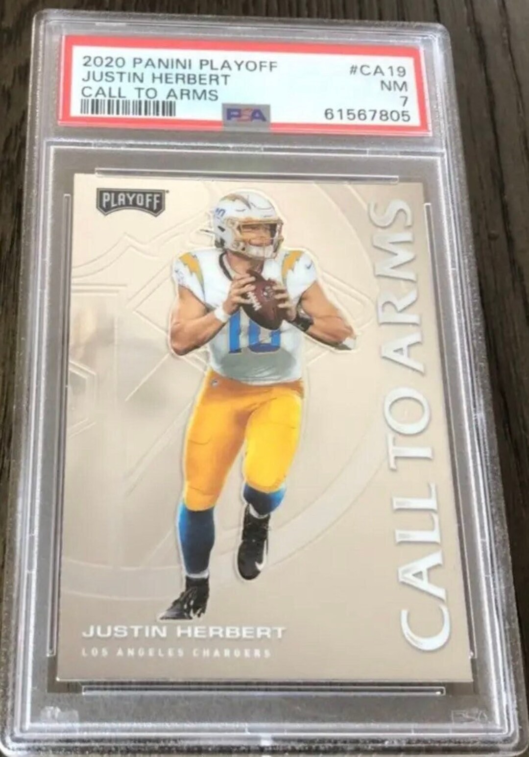 Justin Herbert Rookie Card 2020 NFL Panini Playoff PSA Graded - Etsy