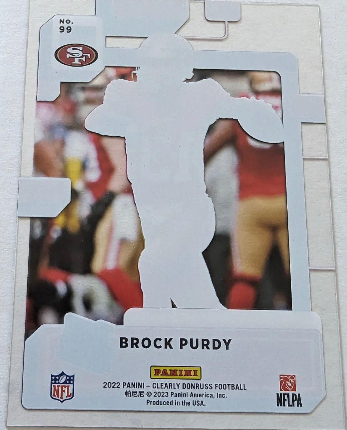 Brock Purdy Rookie Card 2022 NFL Panini Donruss Clearly Rated Rookie ...
