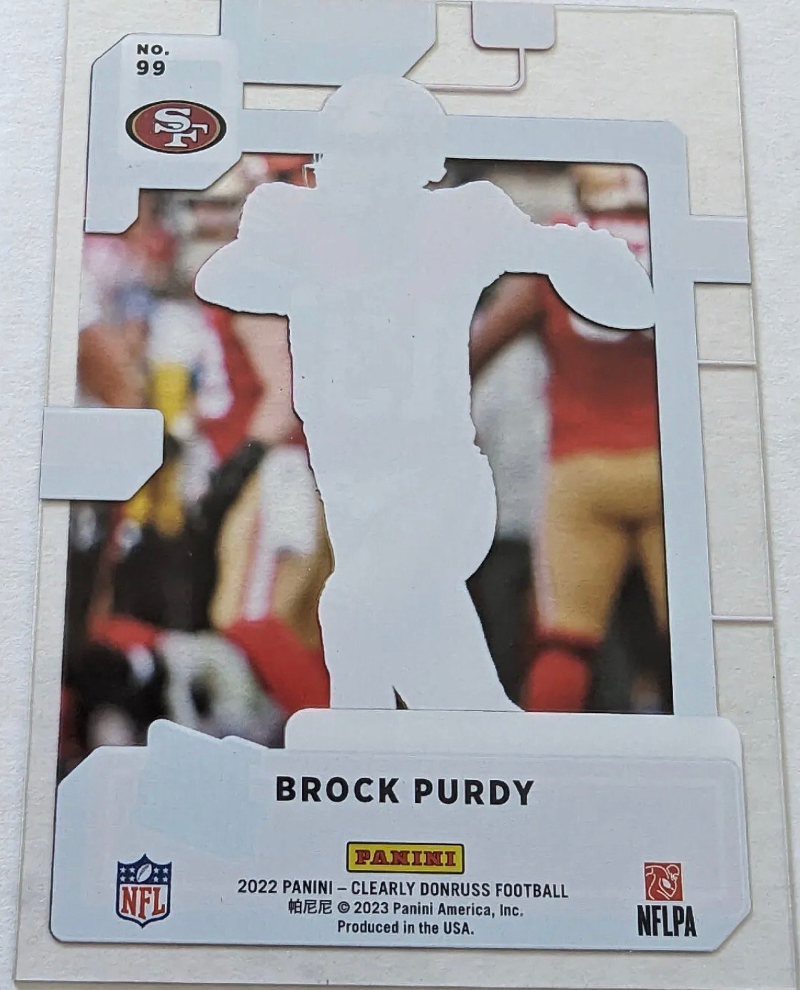 Brock Purdy Rookie Card 2022 NFL Panini Donruss Clearly Rated Rookie ...