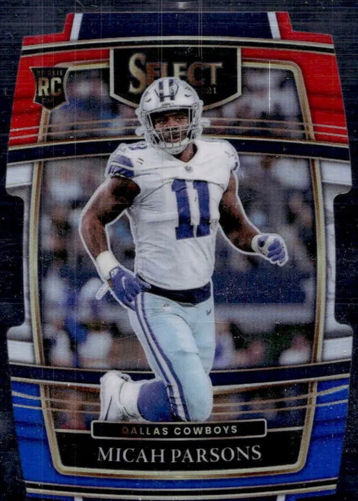 Micah Parsons Rookie Card 2021 NFL Panini Select Concourse Red - Etsy