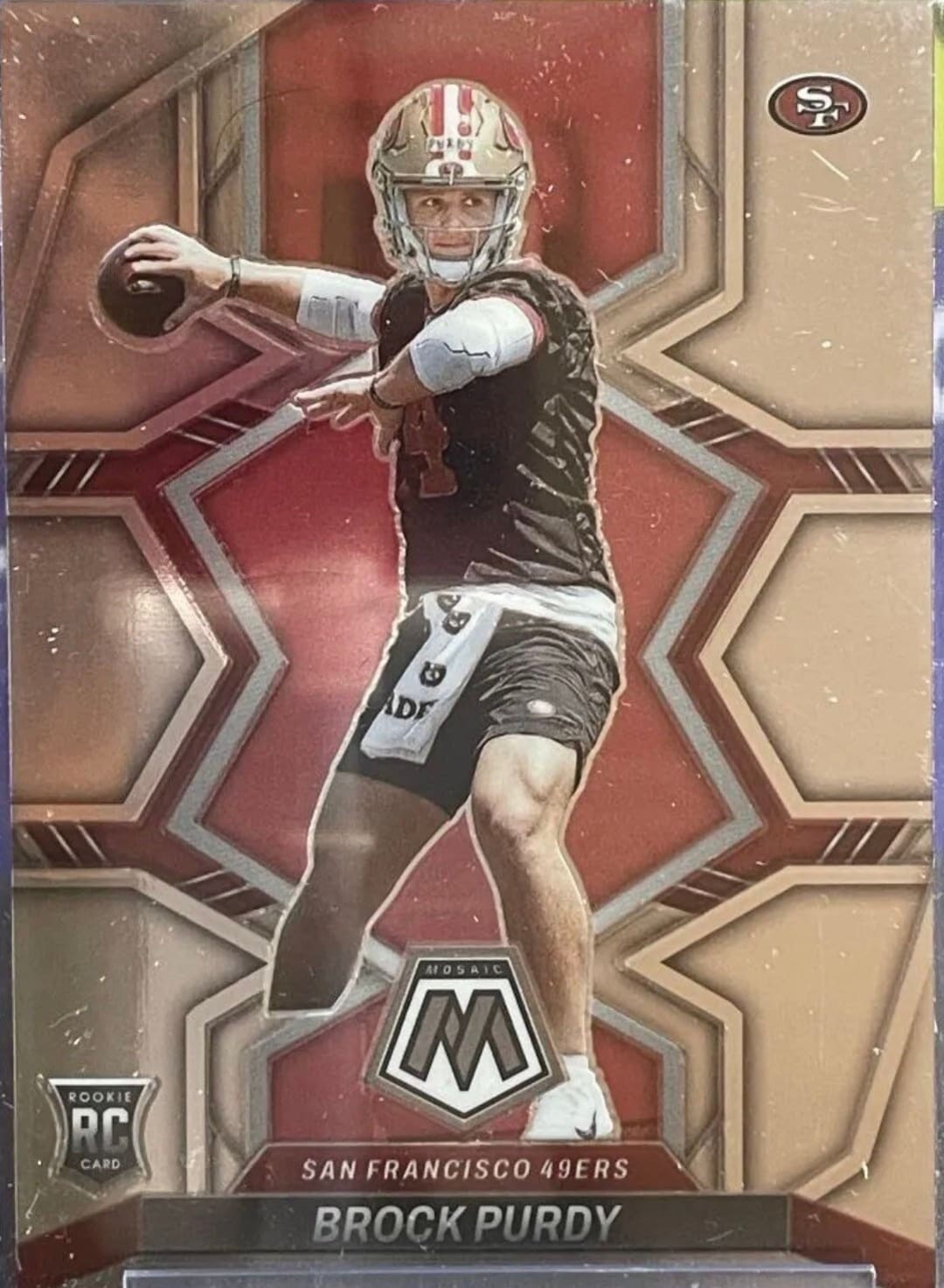 Brock Purdy Rookie Card 2022 NFL Panini Mosaic Base 49rs Star Rookie ...