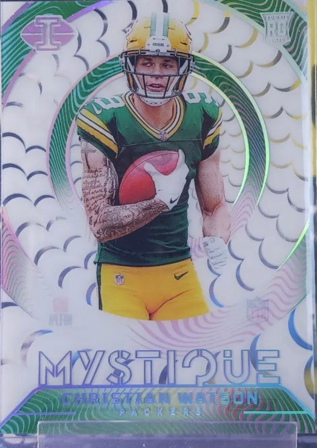 Christian Watson Rookie Card 2022 NFL Panini Mystique Color Match ...