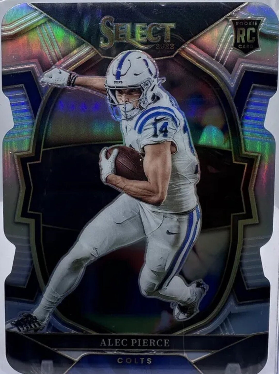 Alec Pierce Rookie Card 2023 NFL Panini Select Silver Prizm Holo Colts ...