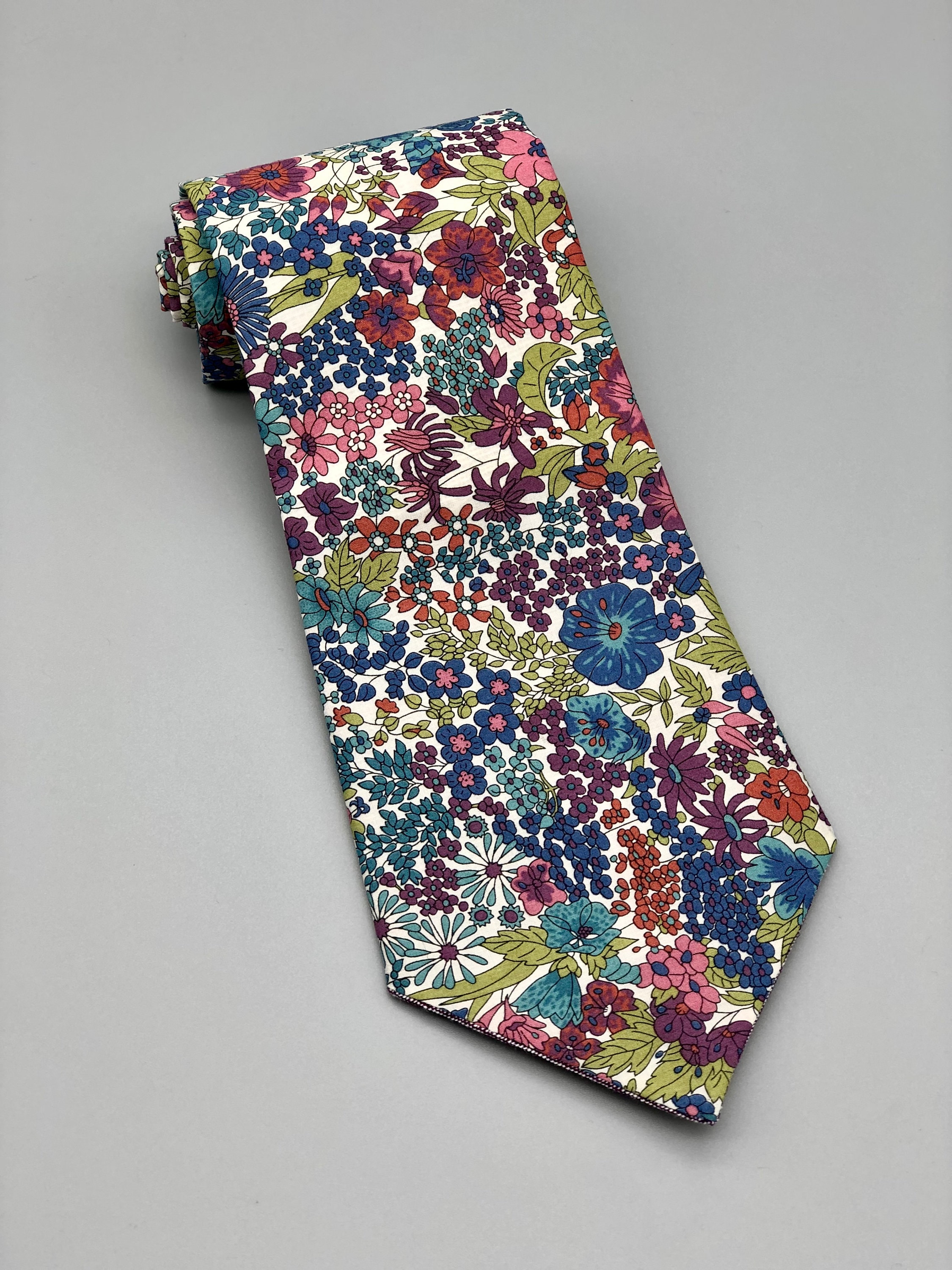 Mens Necktie Flashy Floral - Etsy