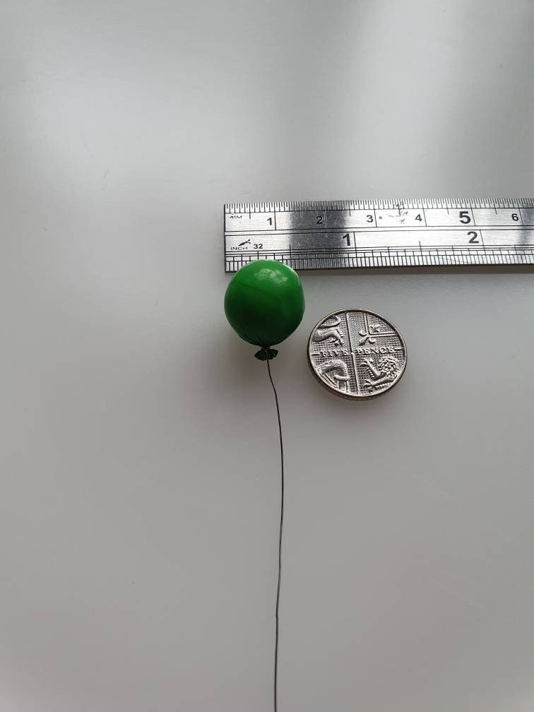 1/12 Scale Dolls House 14mm Miniature Balloons primary/bold - Etsy ...