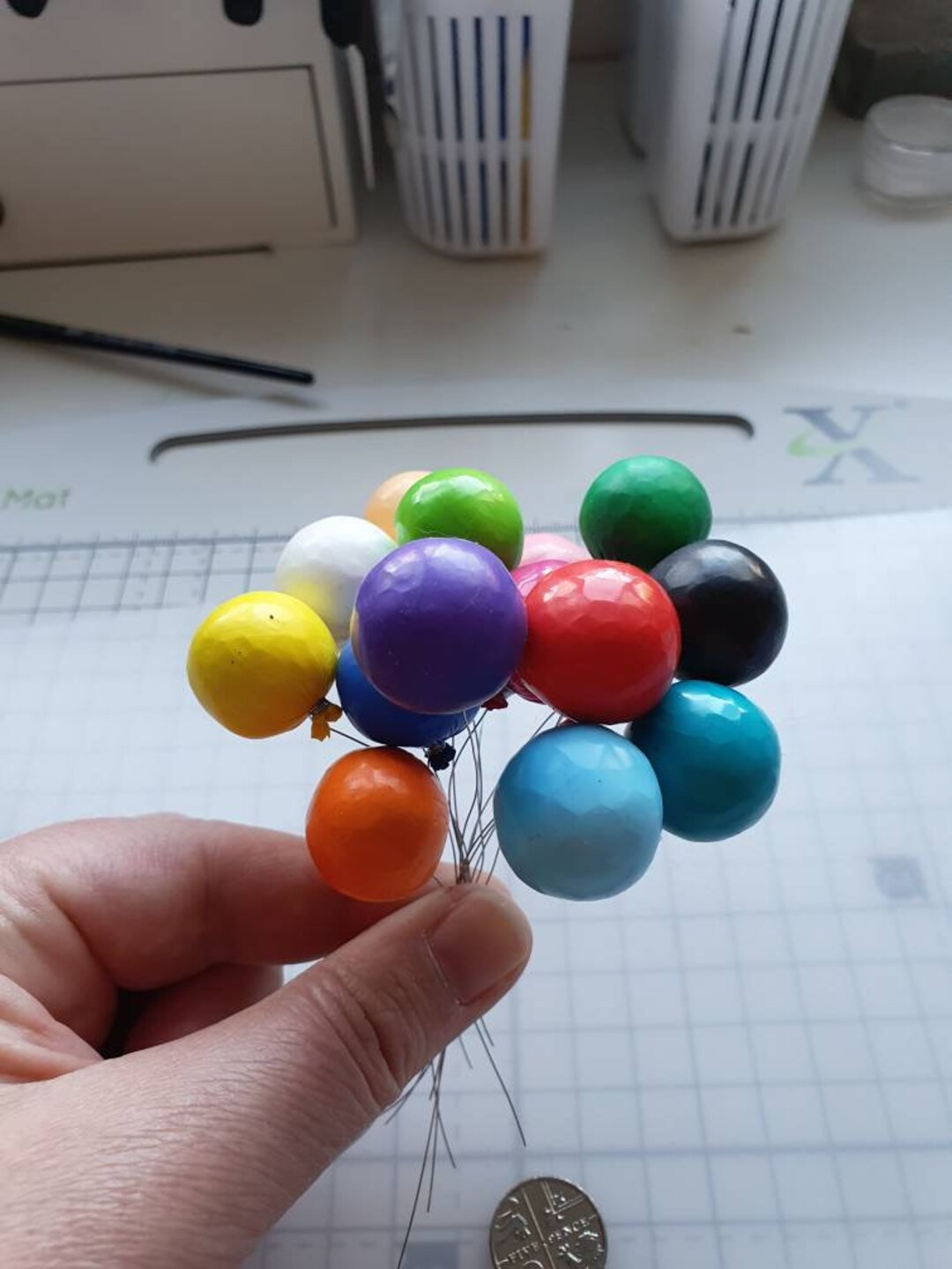 Dolls House 18mm Miniature Balloons (primary/bold Colours). - Etsy