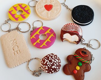 Biscuit Keyrings - Etsy