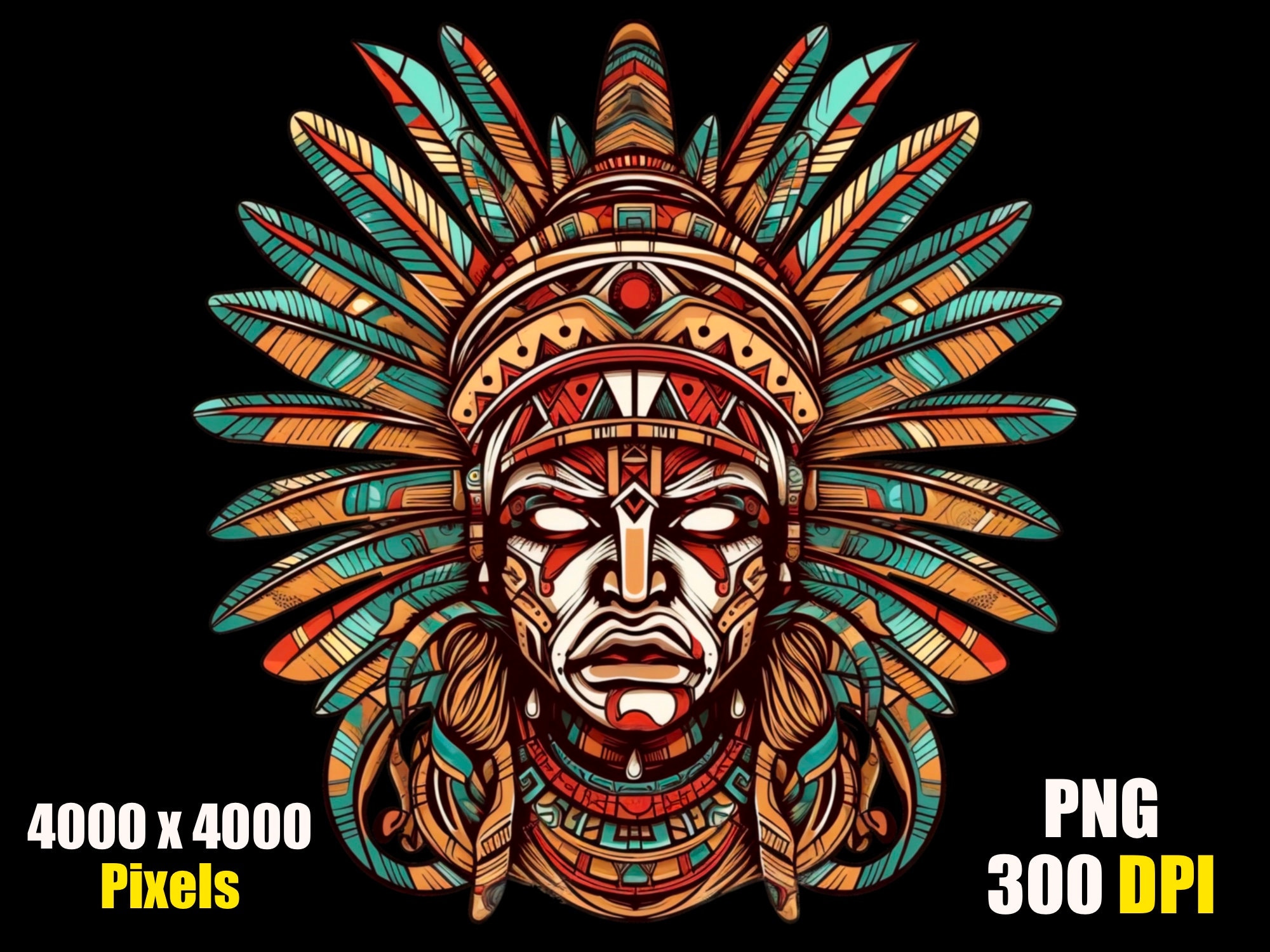 Aztec Png Aztec Warrior Png Colorful Aztec Clipart Design of Aztec ...