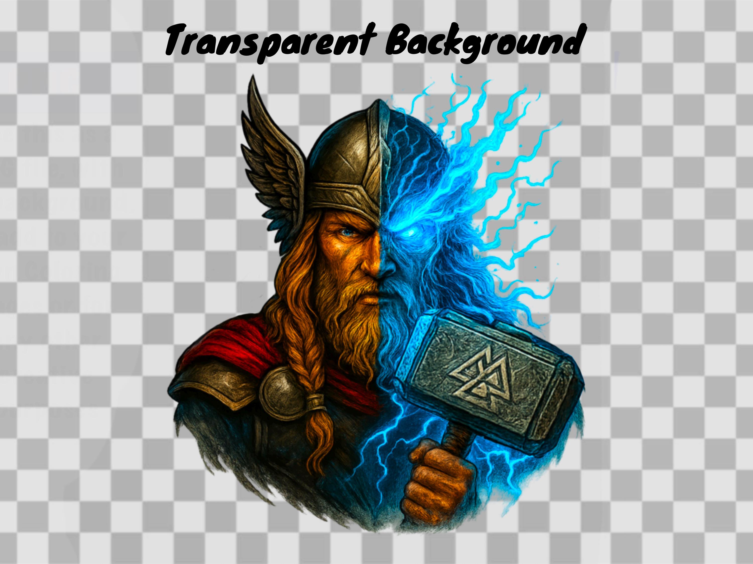 Thor Png Transparent Background - Etsy