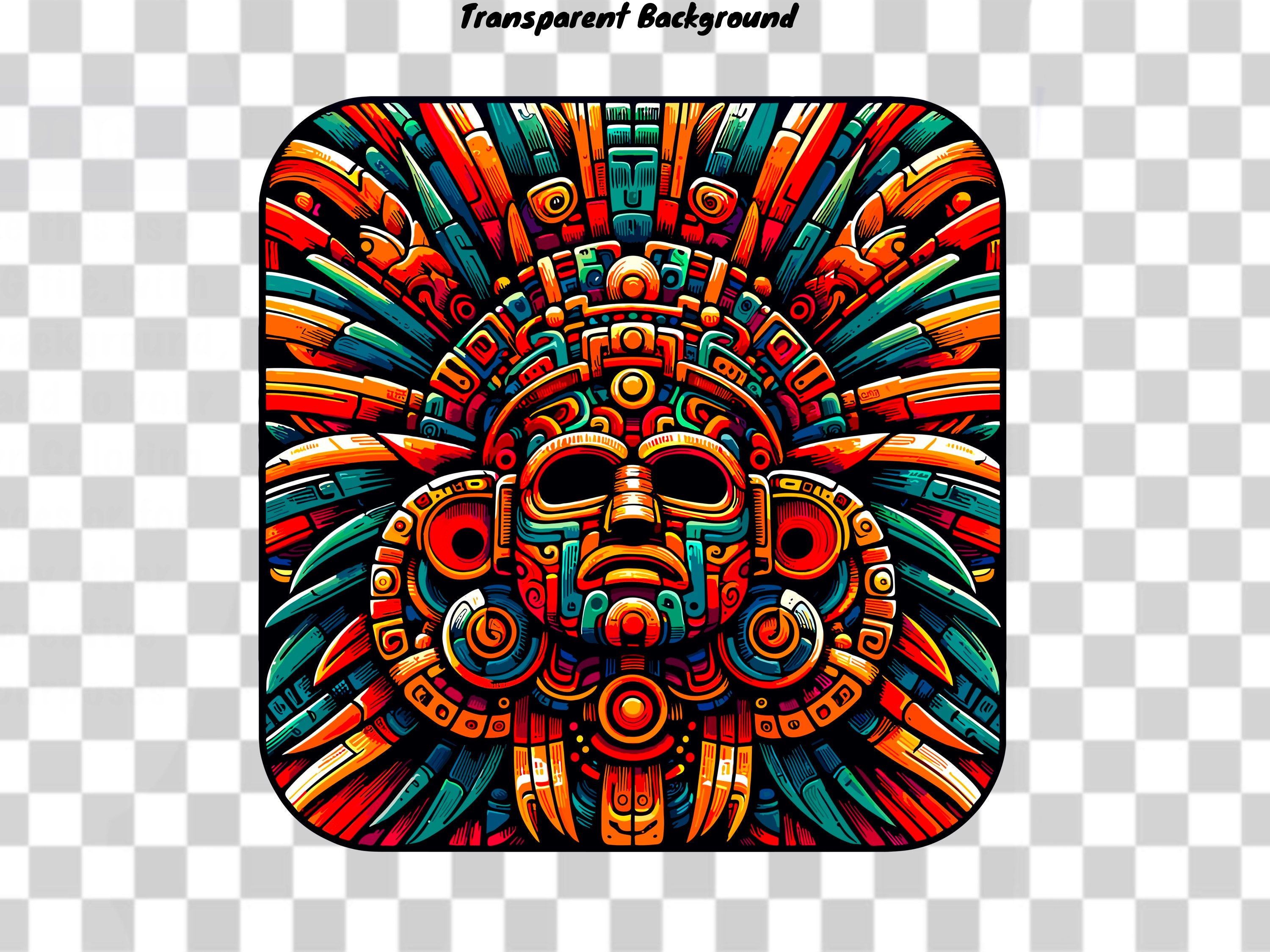 Aztec Png Aztec Maize God Png Aztec Clipart Pattern Design Art for ...