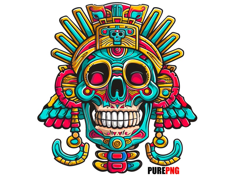 Aztec Png Aztec Skull Mask Png, Aztec Clipart Pattern Design Art for ...