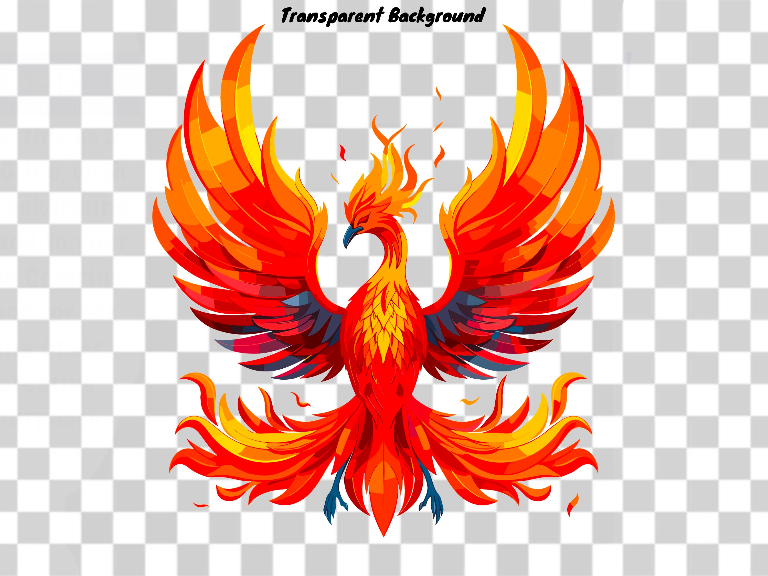 Phoenix Clipart, Phoenix Png With Transparent Background for Commercial ...
