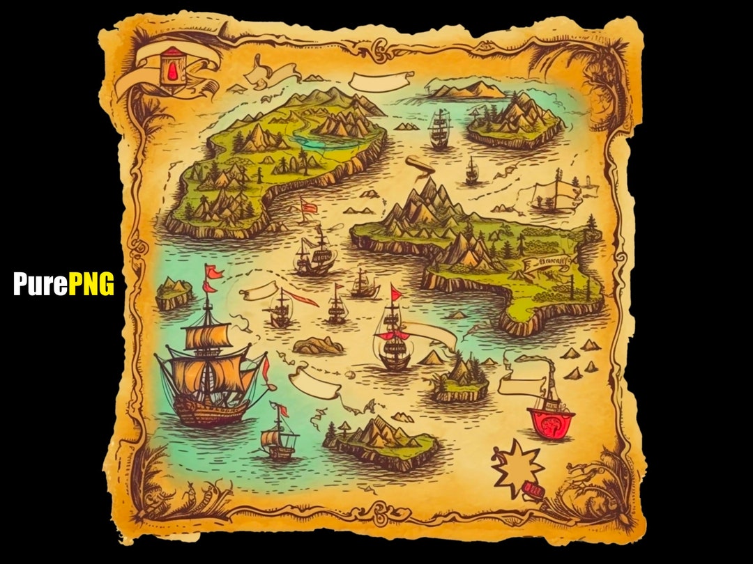 Pirate PNG Pirate Map Clipart Transparent Background Pirate Png File ...
