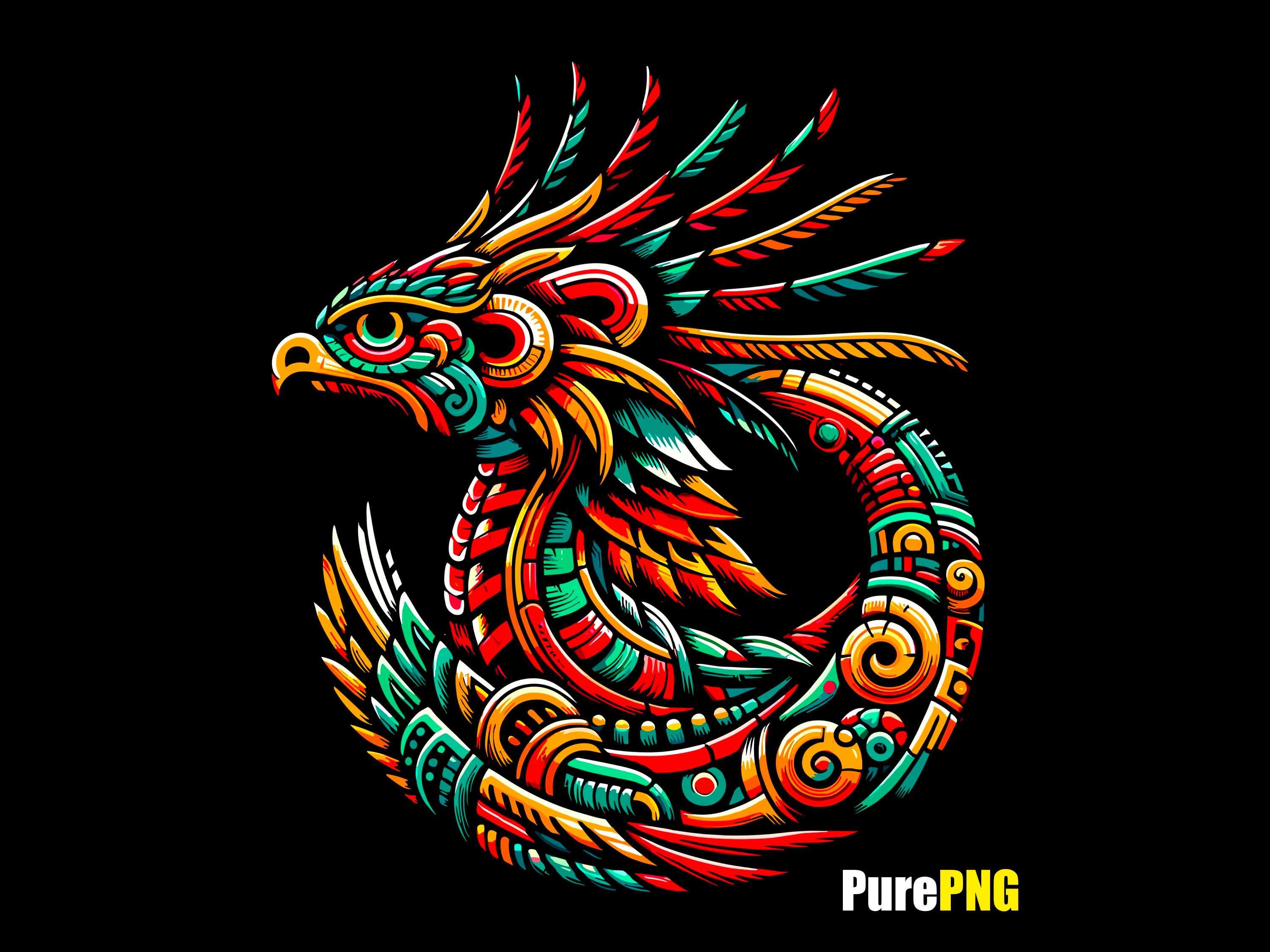 Azteca png Quetzalcóatl, la Serpiente Emplumada png Arte de diseño de ...