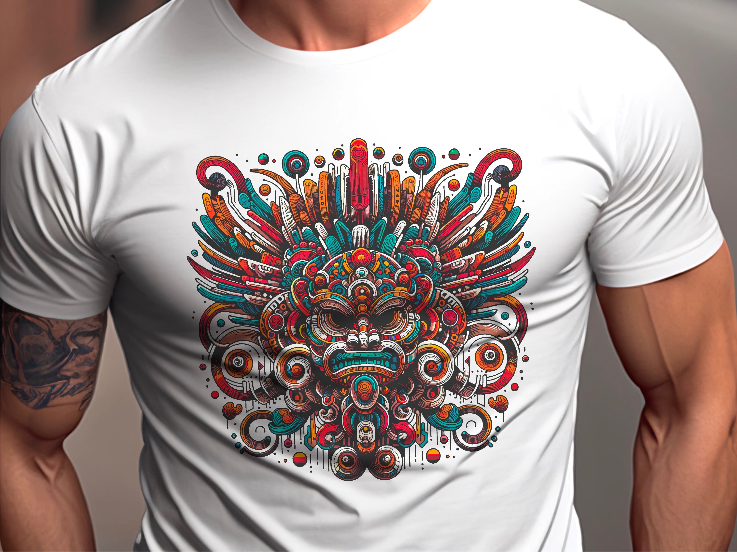 Aztec Png Aztec God of Rain Tlaloc Png Aztec Clipart Pattern Design Art ...