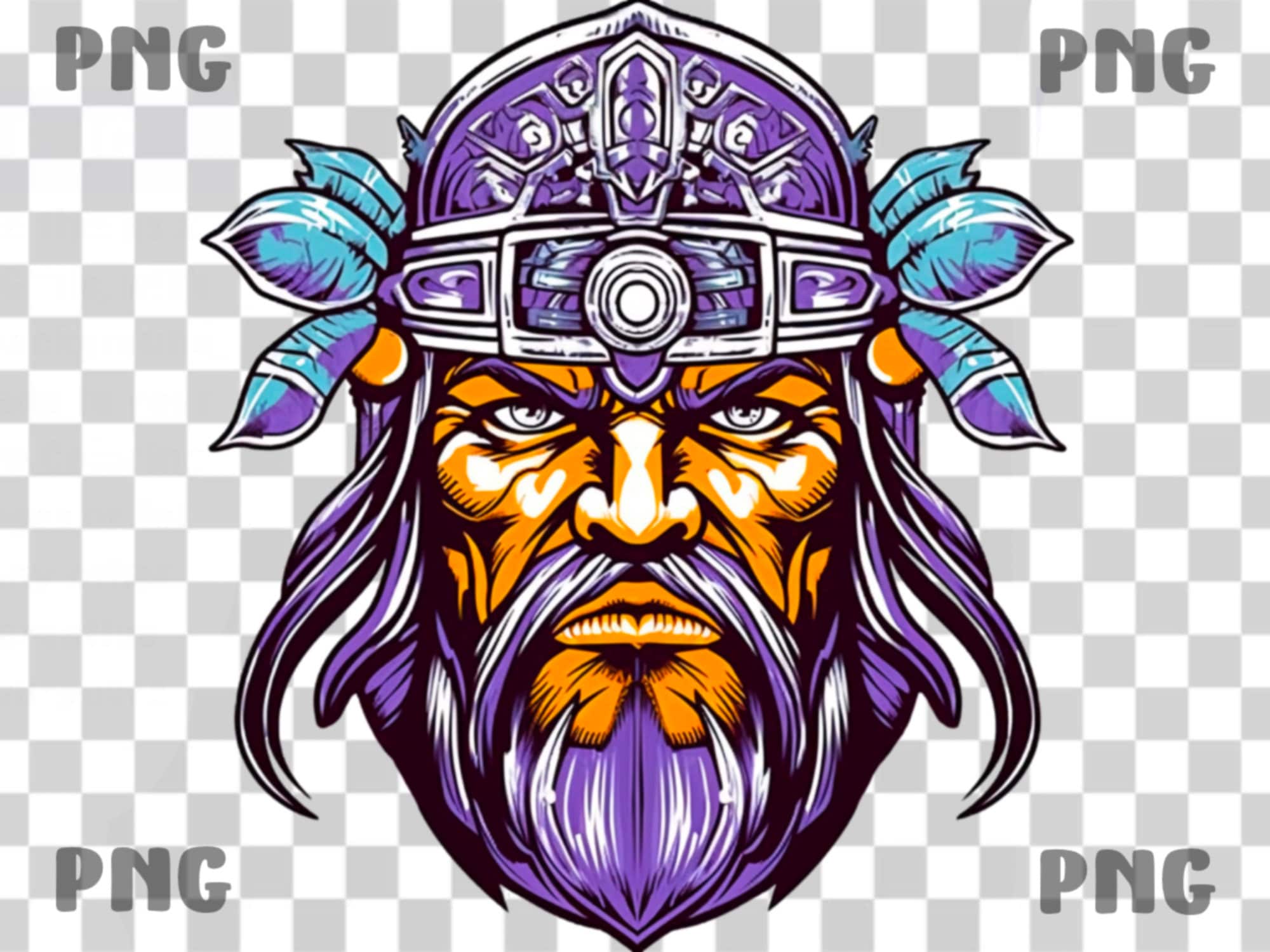 Viking Clipart Png Viking Warrior PNG With Transparent - Etsy