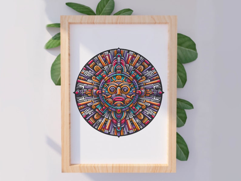 Aztec Png Aztec Sun Symbol Png Aztec Clipart Pattern Design - Etsy