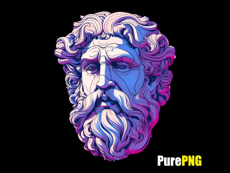 Greek Mythology Png Zeus Png Colorful Ancient Greek Clipart Design of ...