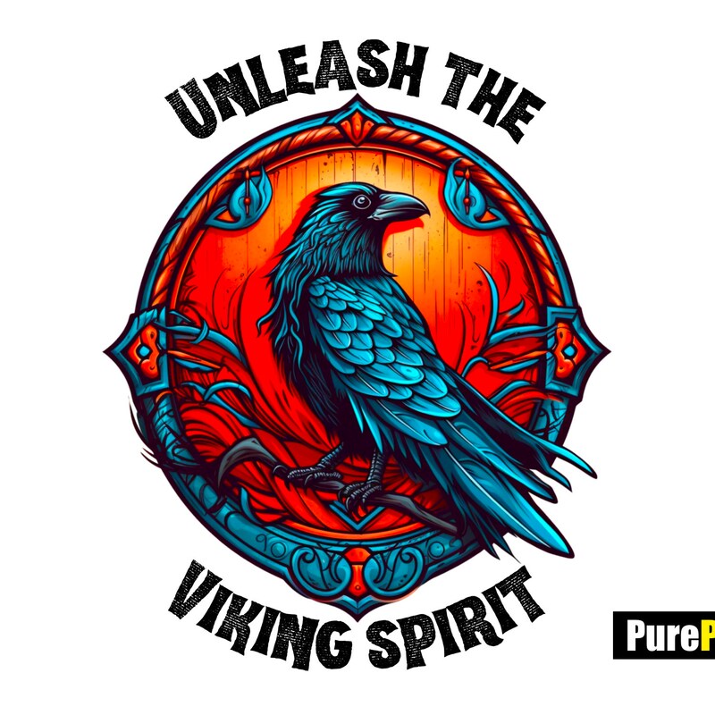 Viking Raven - Etsy