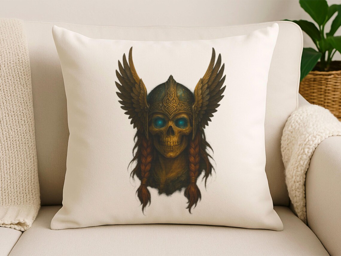Valkyrie Skull PNG: Norse Warrior Woman Art (digital Download) - Etsy