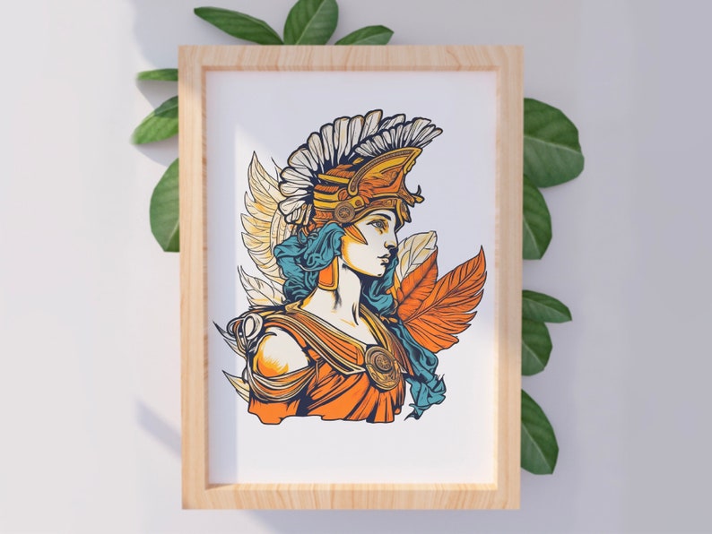Greek Mythology Png Athena Png Bold Colorful Ancient Greek Clipart ...