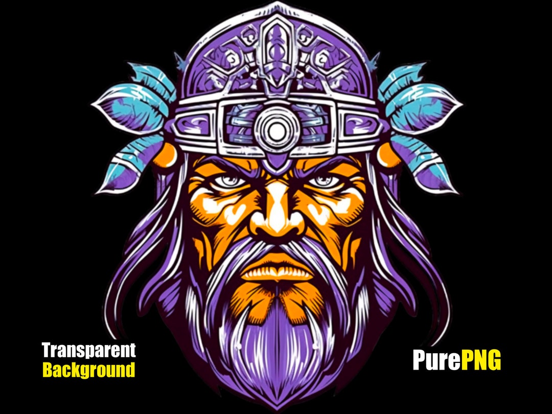 Viking Warrior Clipart PNG: Transparent Background (digital Download ...