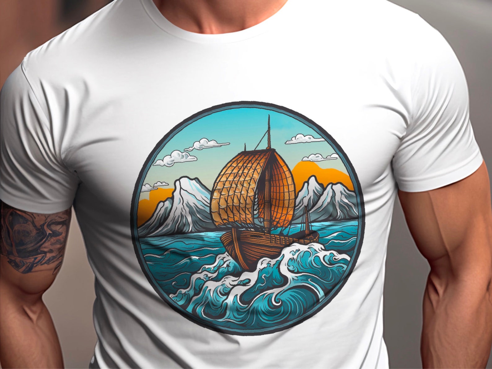 Viking Clipart Png Viking Boat PNG Sublimation Transparent Background ...