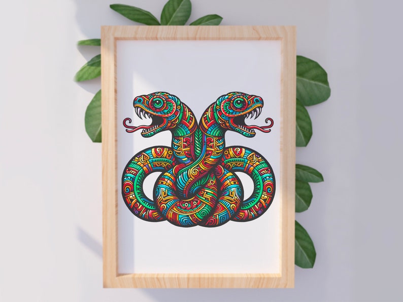 Aztec Png Aztec Dual Snake Png Aztec Clipart Pattern Design Art for ...