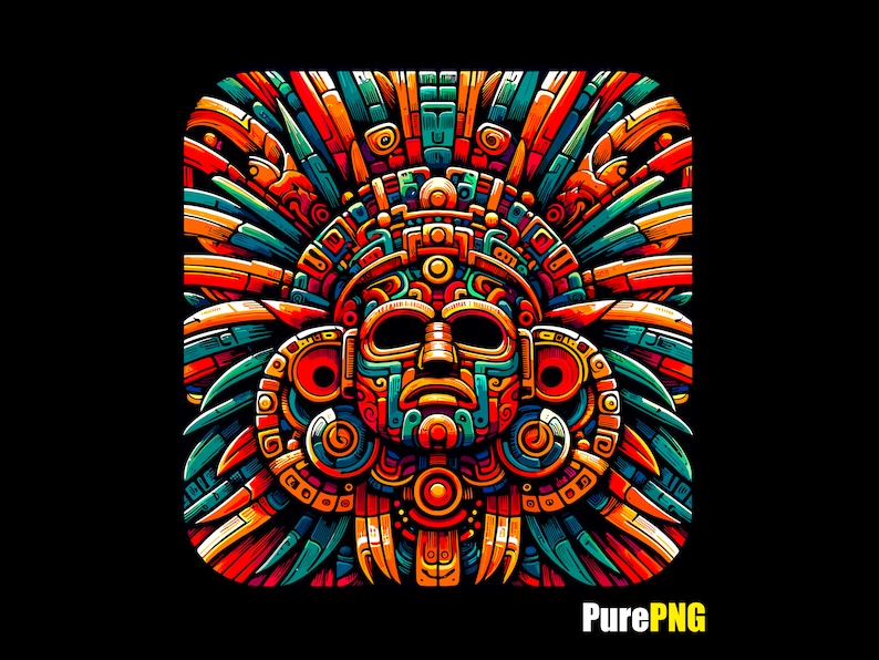 Aztec Png Aztec Maize God Png Aztec Clipart Pattern Design Art for ...