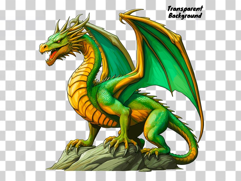 Green Dragon Png Dragon Clipart Png File, Transparent Background ...