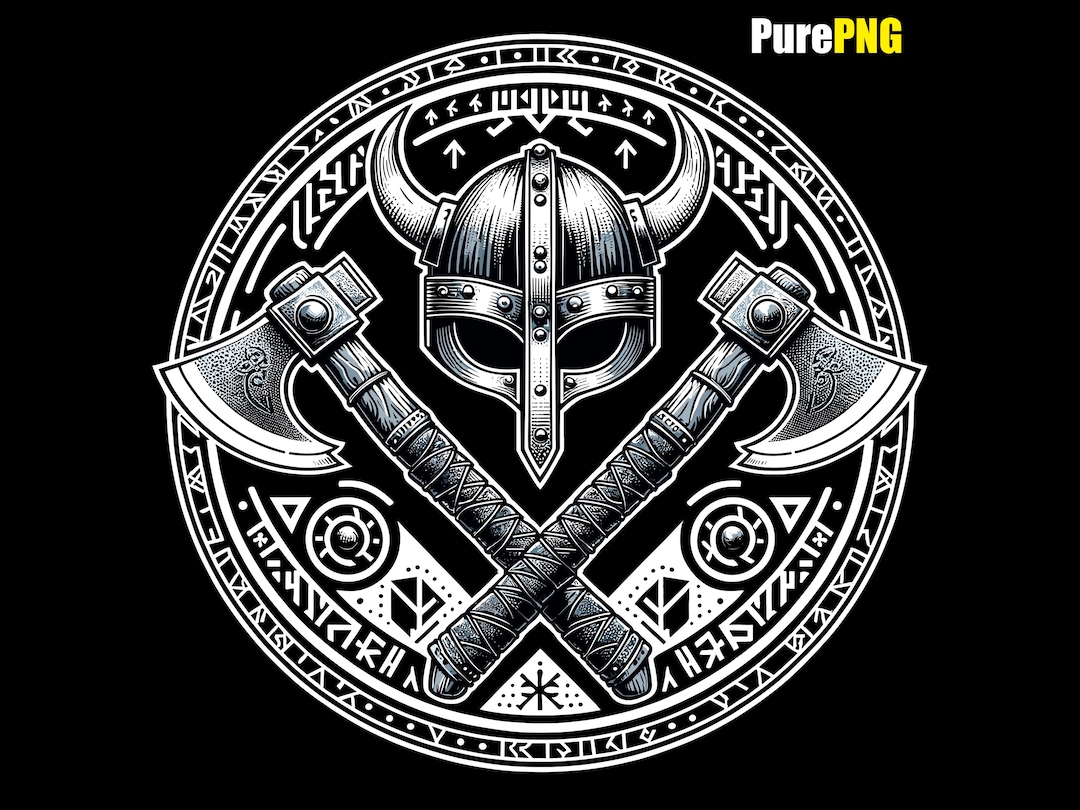 Viking Emblem PNG Clipart: Transparent Background (digital Download) - Etsy