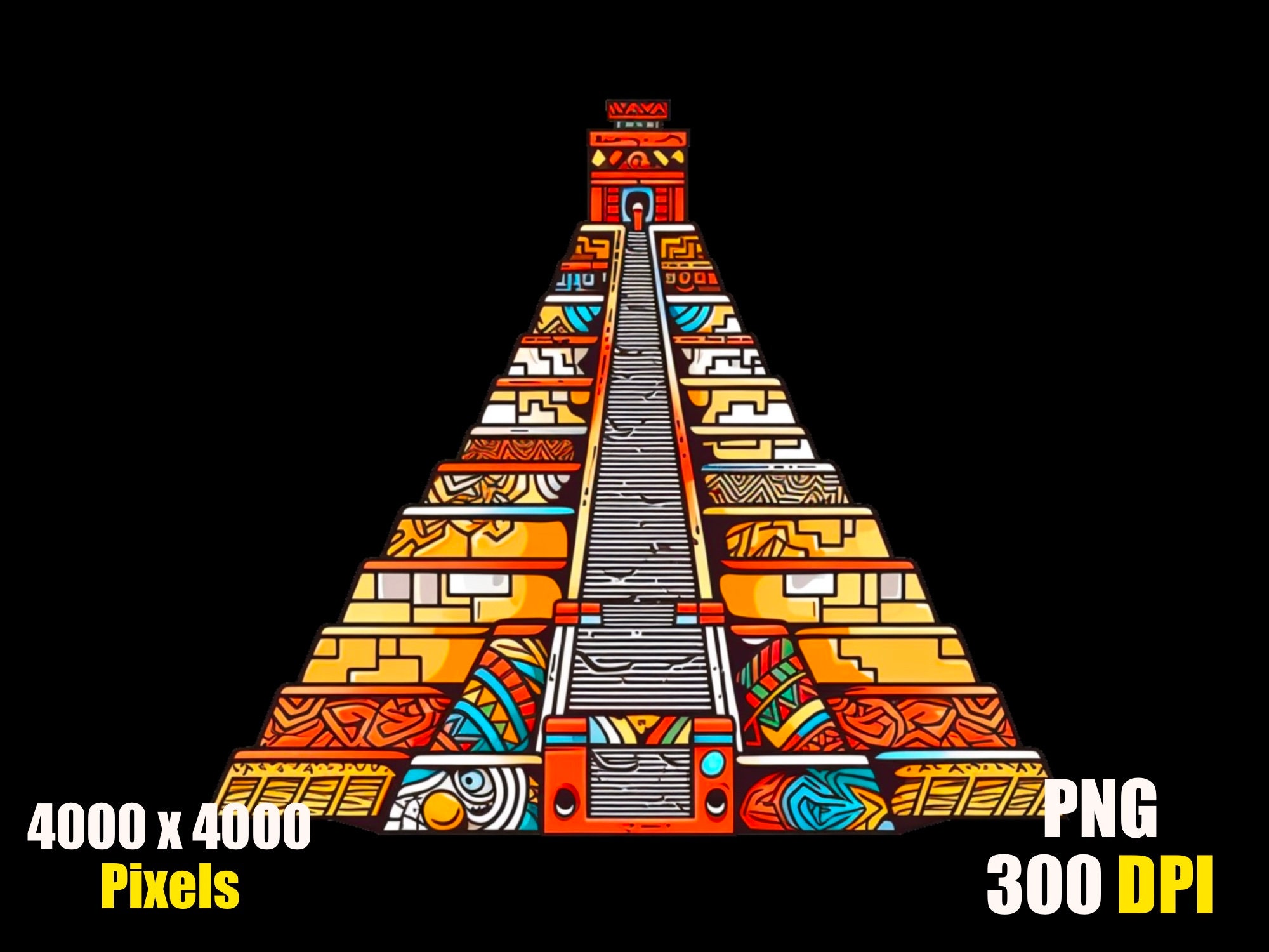 Aztec Png Aztec Temple Png Aztec Clipart Design of Aztec Temple Art for ...
