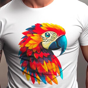Aztec Macaw Clipart: Colorful PNG Design (digital Download) - Etsy