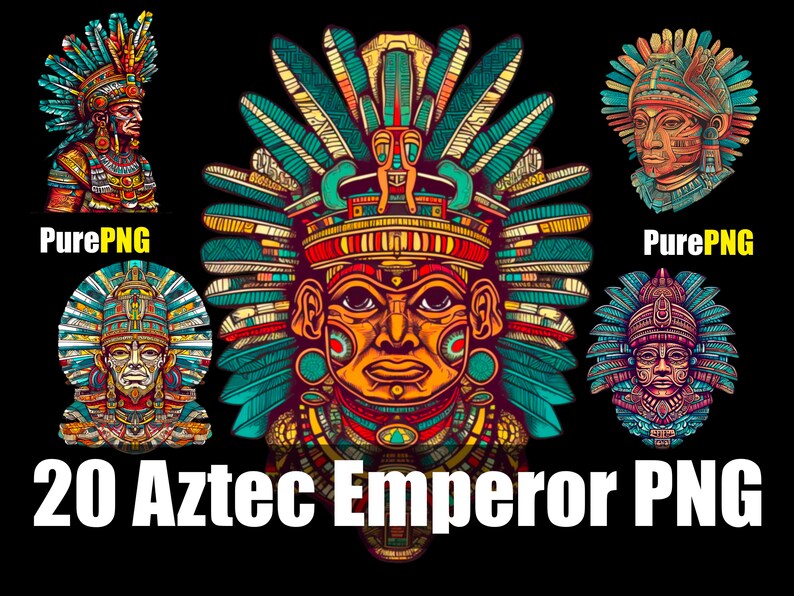 Aztec Png Aztec Emperor Png Bundle Aztec Clipart Design of Aztec ...