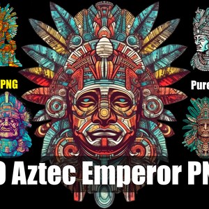 Aztec Png Aztec Emperor Png Bundle Aztec Clipart Design of Aztec ...