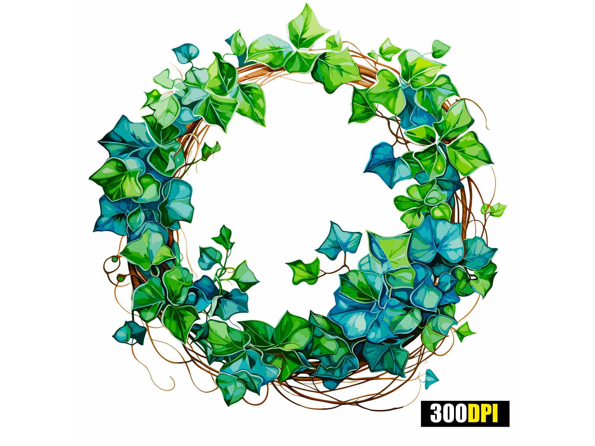 Watercolor Ivy Clipart Png Transparent Background, Ivy Plant Design for ...