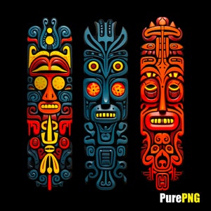 Aztec Png Aztec Totems Png, Colorful Aztec Clipart Design of Aztec Art ...
