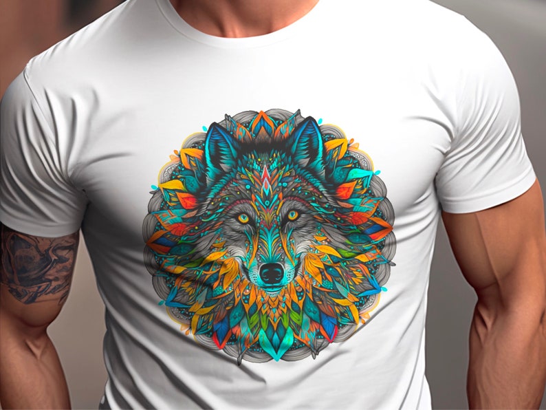 Wolf PNG Pattern Wolf File for Sublimation Wolf Design for - Etsy