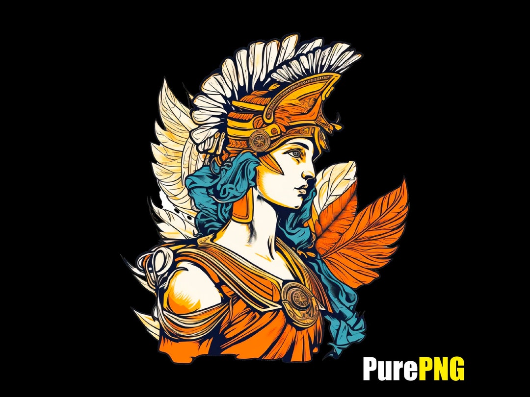 Greek Mythology Png Athena Png Bold Colorful Ancient Greek Clipart ...