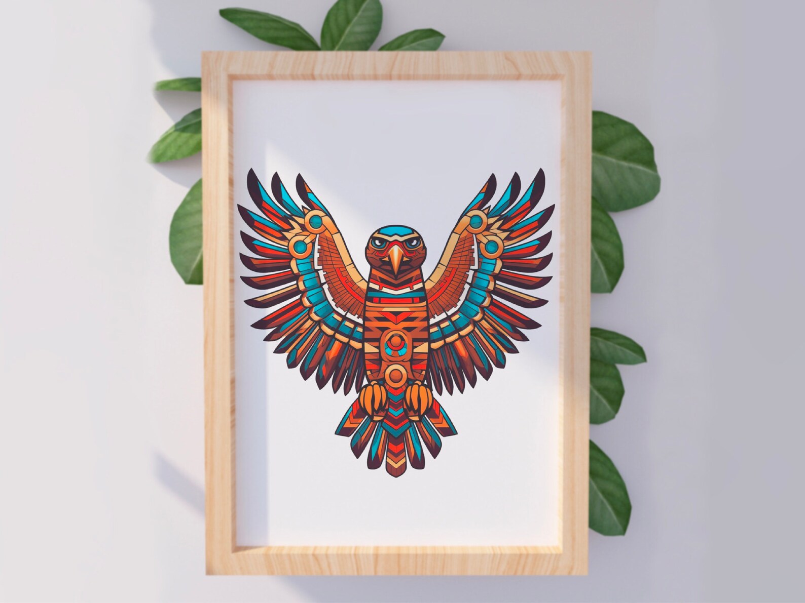 Aztec Eagle Png Aztec Png Aztec Design Clipart Simple Aztec - Etsy