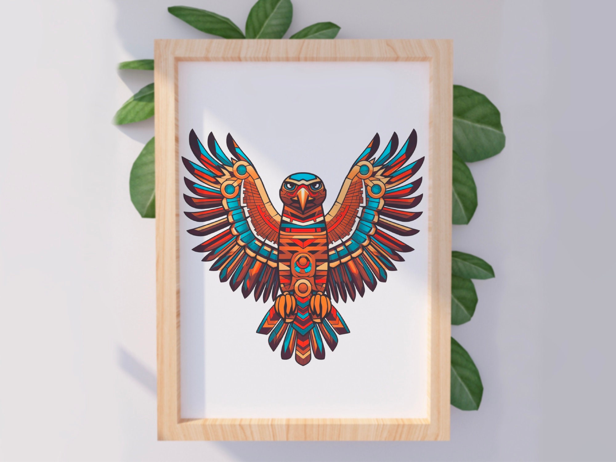 Aztec Eagle Png Aztec Png Aztec Design Clipart Simple Aztec - Etsy