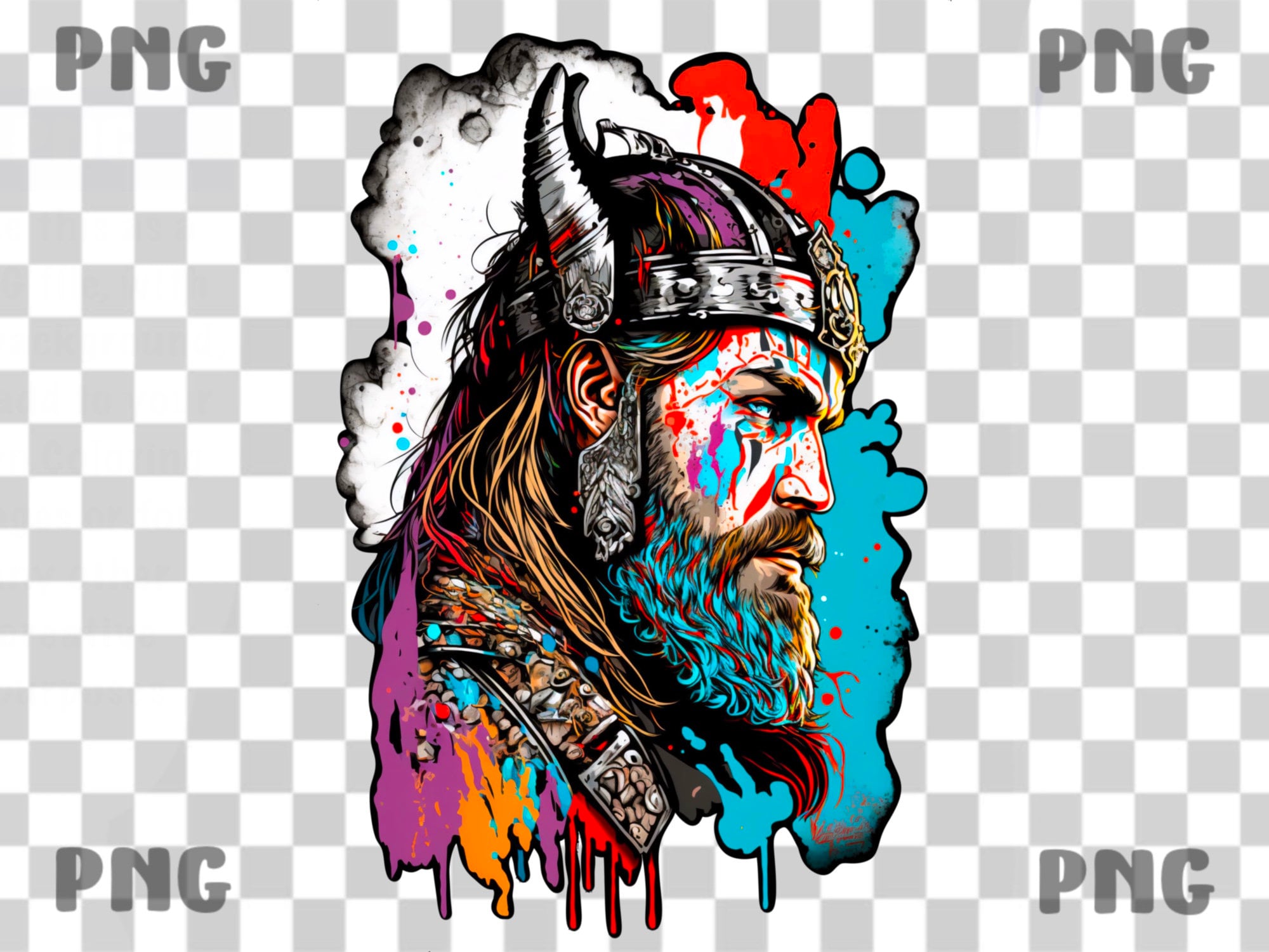Viking Warrior, Viking Design Png Digital Design File Downloadable ...
