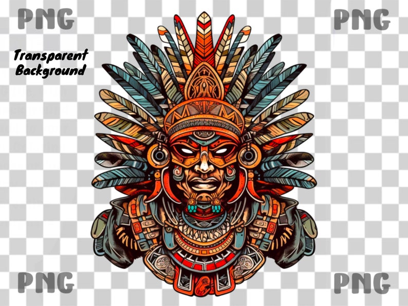 Azteca png Guerrero azteca png Diseño de imágenes prediseñadas aztecas ...